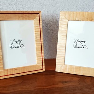 Curly Maple Picture Frame - Etsy