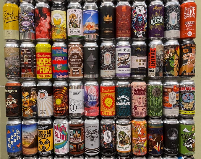 Custom Handmade Beer Can Display Shelf. - Etsy