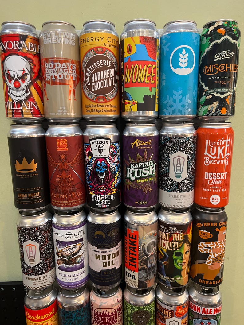 Modern Can Frame - Ted Hold My Beer - Etsy