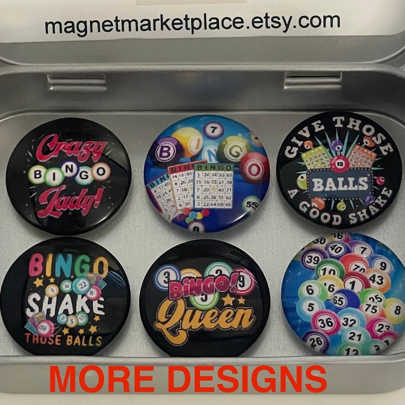 Bingo Magnets - Etsy