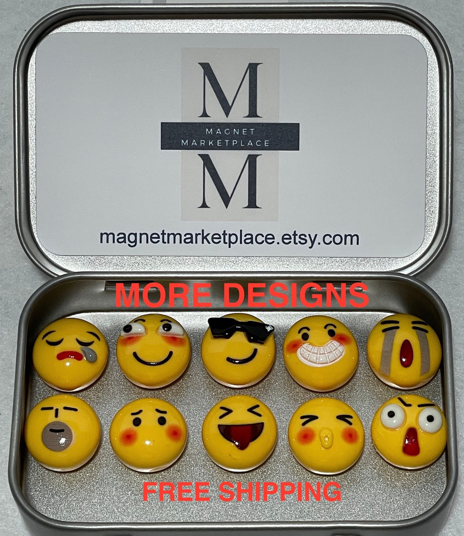 Emoji Magnets Emoji Gifts Emoji Face Magnets Emoji Refrigerator Magnets ...