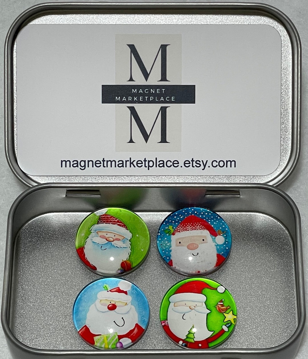 Santa Claus Magnets | Santa Magnets | Christmas Gift | Small Xmas Gift ...