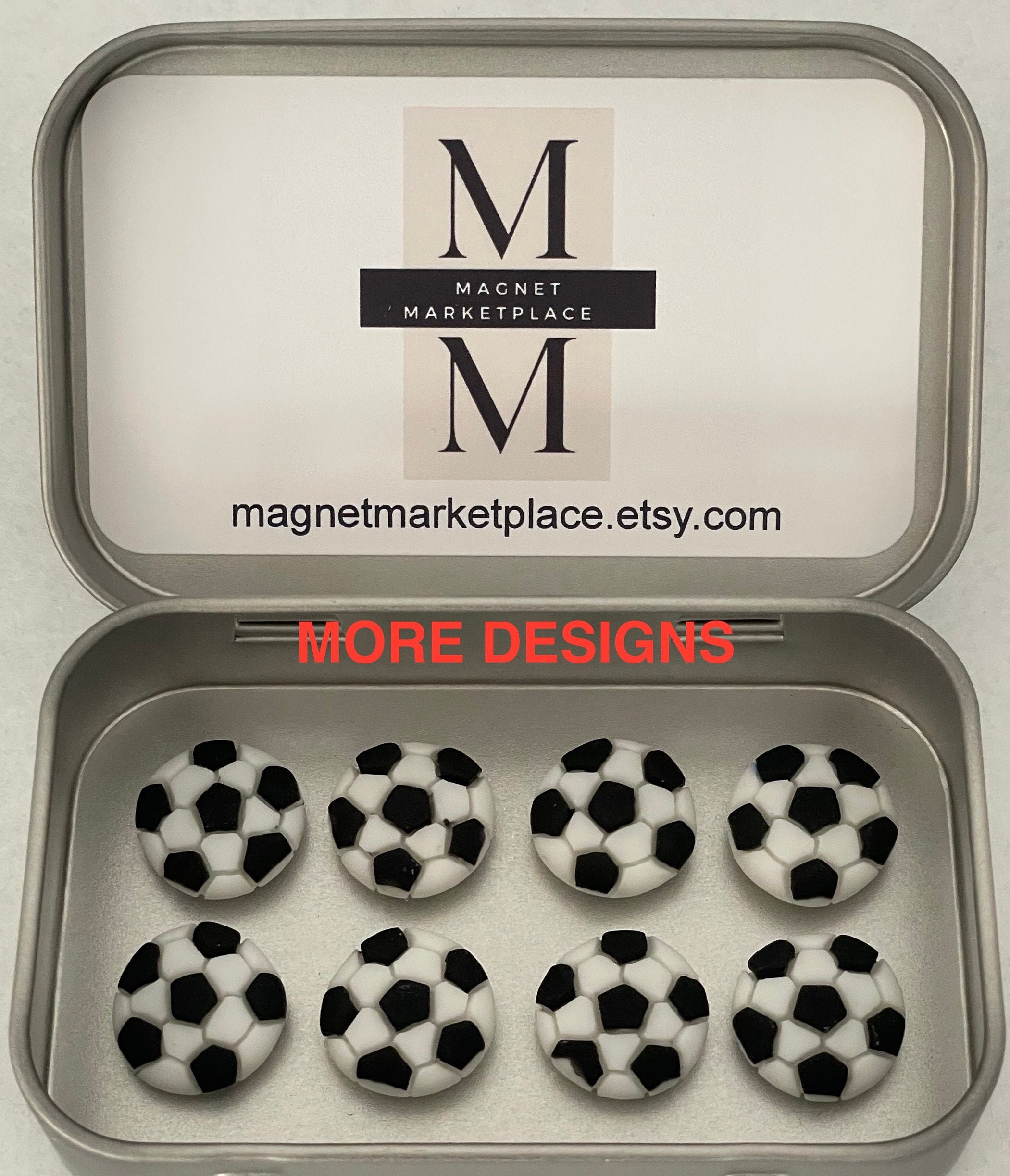 Soccer Ball Magnet Set Soccer Mom Gift Soccer Coach Gift Fridge Magnets ...