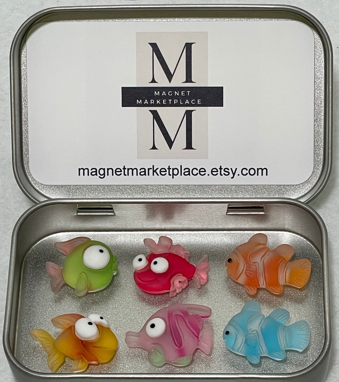 Cute Fish Magnets Fish Magnet Set Fish Gift Ocean Theme Magnets Fishing ...