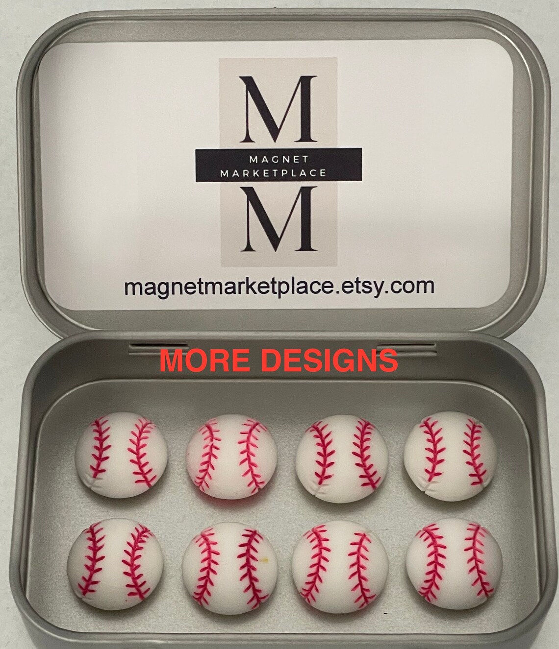 Baseball Magnet Set | Gifts for Men | Baseball Mom Gift | Dorm Room ...
