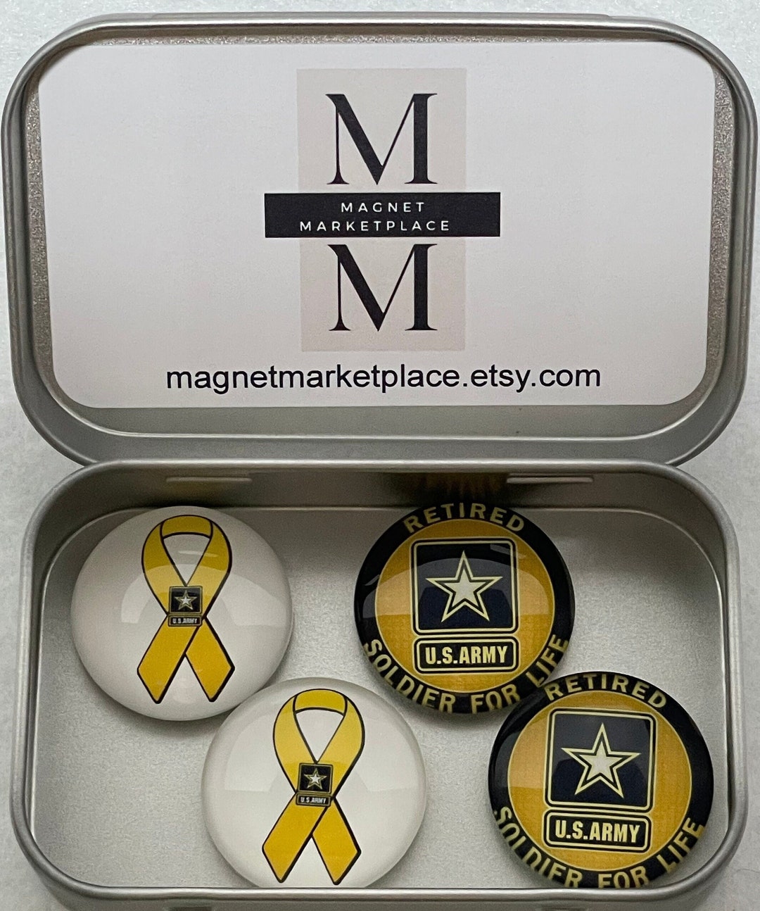 Army Veteran Magnets | Military Gift | Retired Military | Army Magnets ...