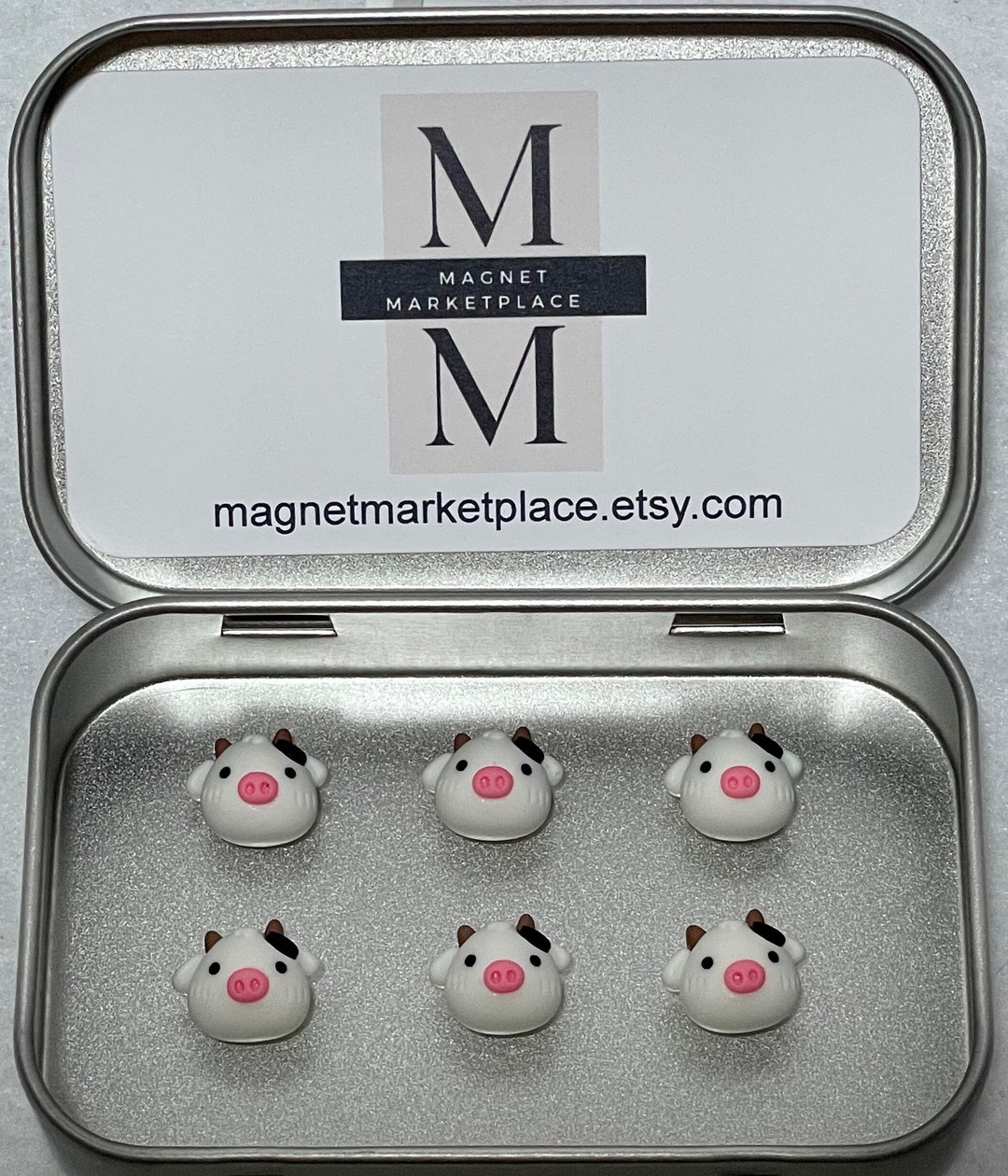 Cow Magnets | Tiny Magnets | Cow Gift for Cow Lovers | Cow Magnet for ...