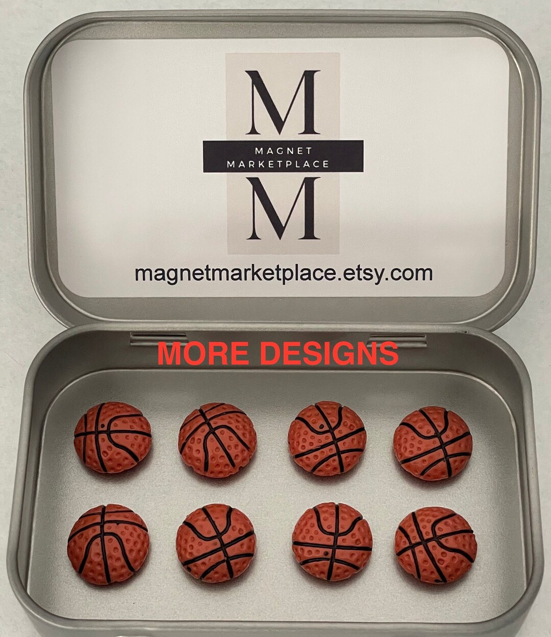 Basketball Magnet Set | Basketball Gift | Locker Magnets | Fridge ...