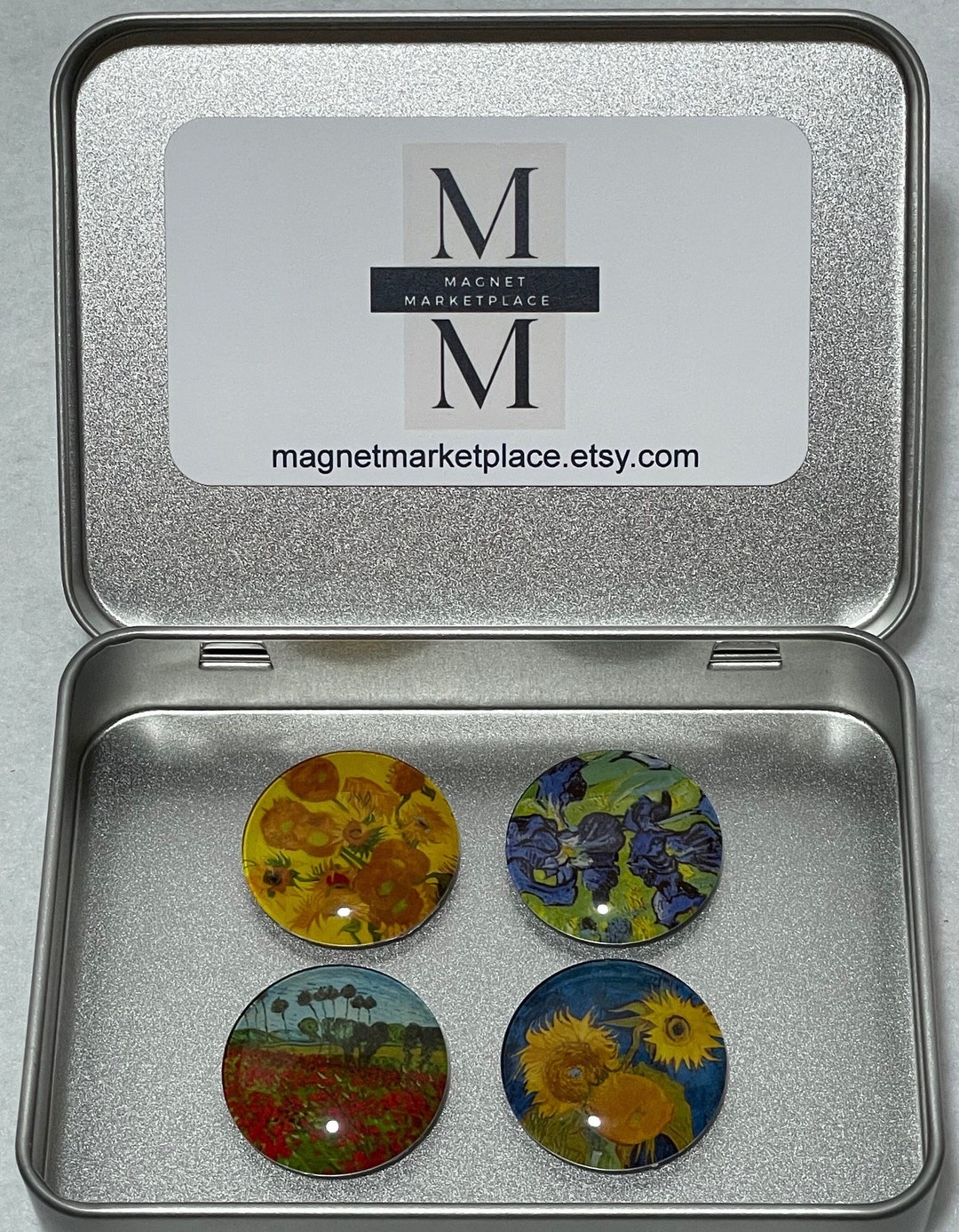 Van Gogh Flower Magnets | Van Gogh Art Magnets | Van Gogh Sunflower ...