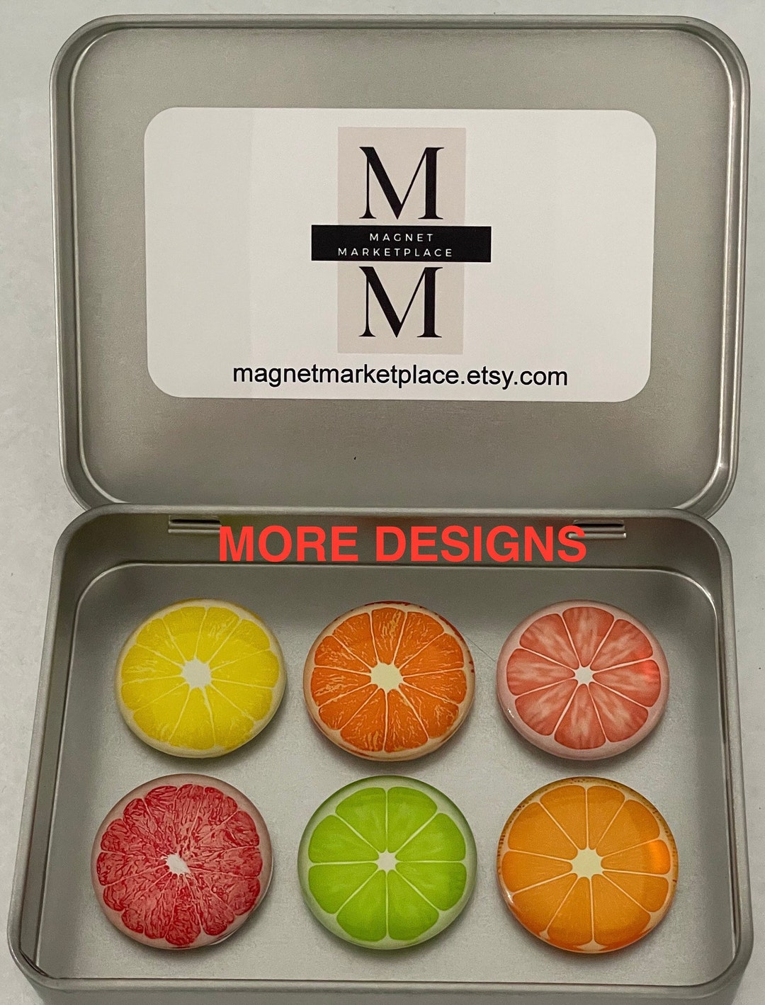 Fruit Magnets | Citrus Magnets | Fruit Decor for Kitchen | Fruit ...