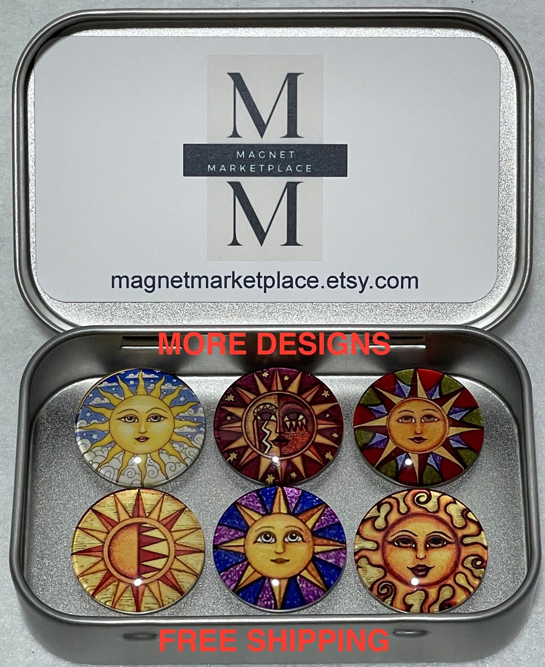 Fridge Magnets | Sunshine Gift | Suns Magnets | Locker Magnets | Pagan ...