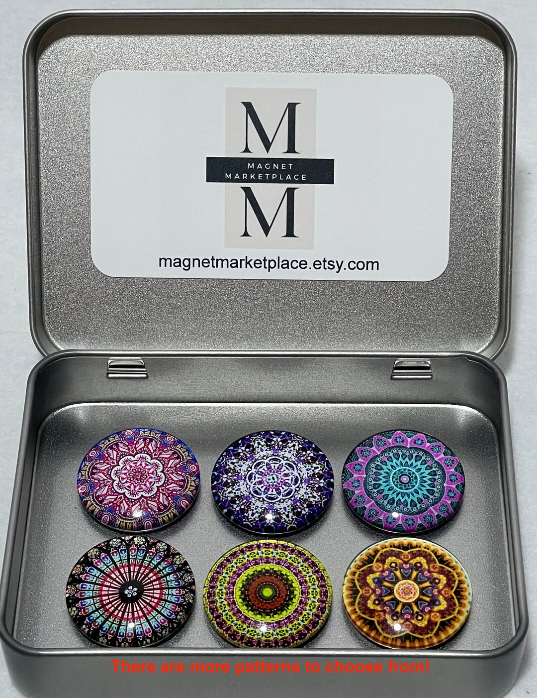 Mandala Decoration Magnets | Mandala Art Magnet Set | Mandala Floral ...