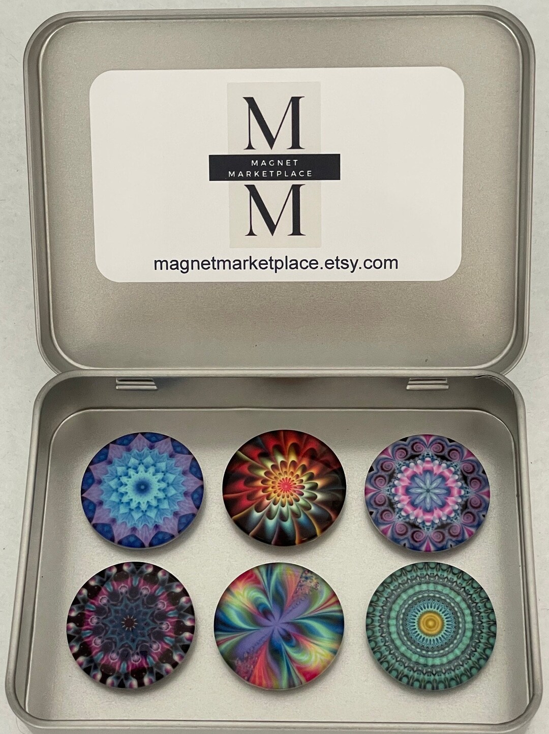 Mandala Magnets | Mandala Decoration | Mandala Art Magnets | Mandalas ...
