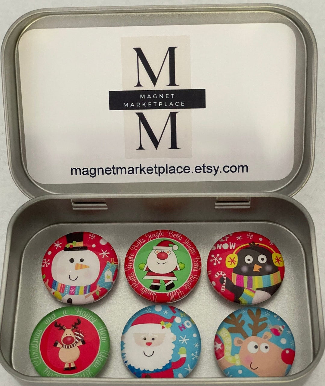 Christmas Magnets | Stocking Stuffer | Xmas Magnets | Small Gift Idea ...