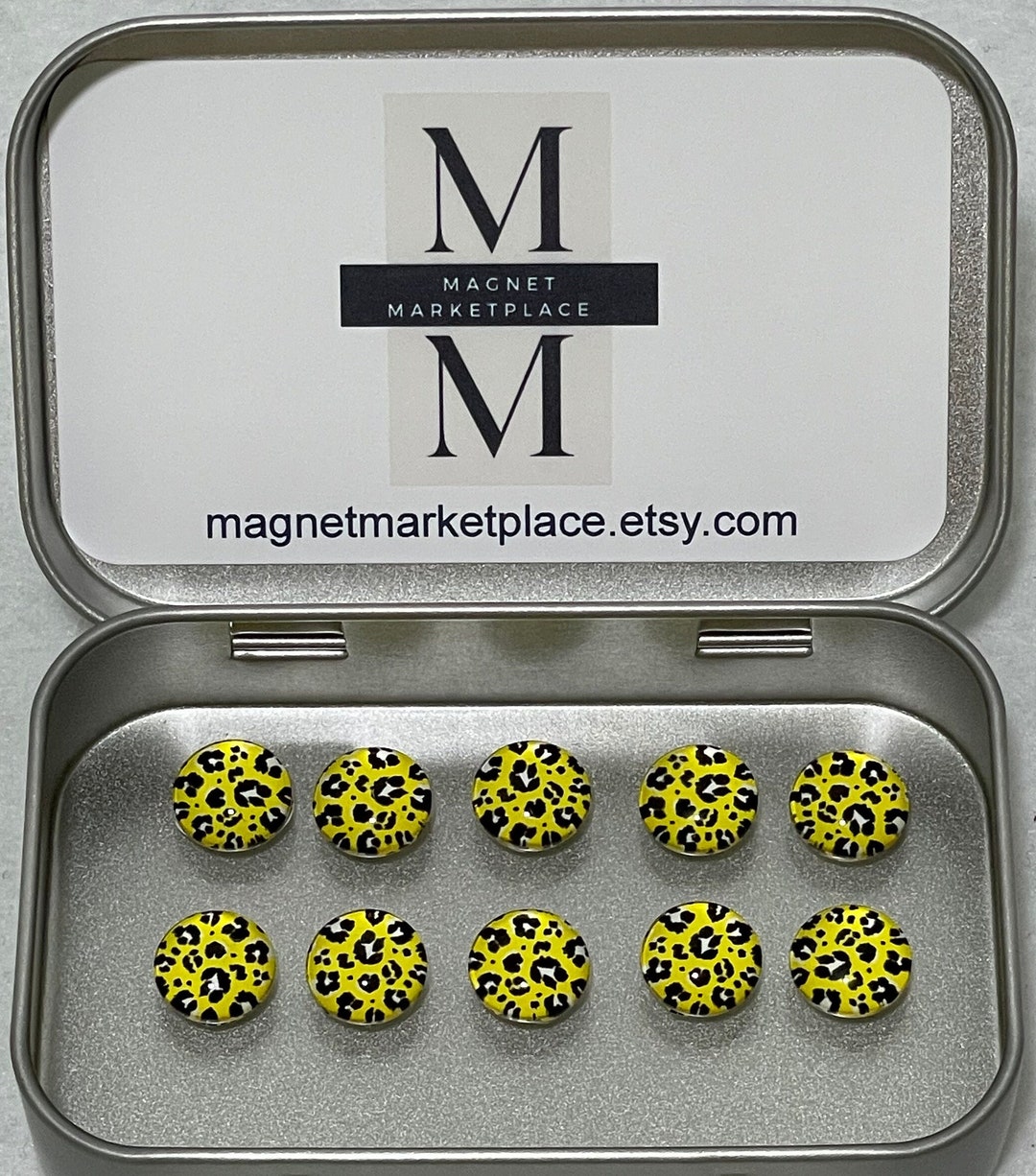 Leopard Print Magnets | Tiny Magnets | Leopard Print Gift | Mini Magnet ...