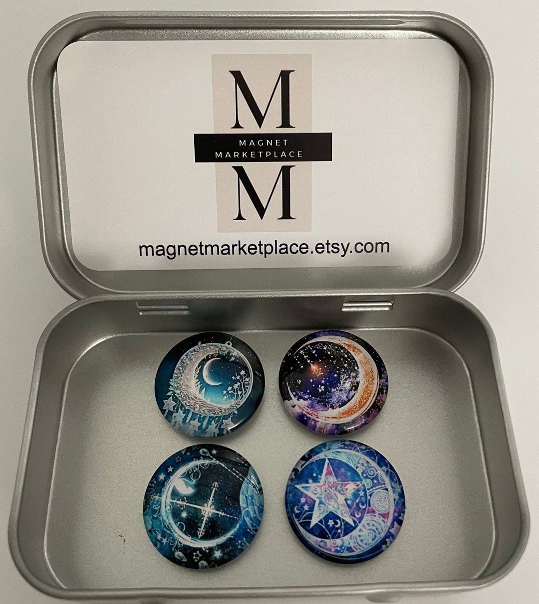 Moon Magnets | Fridge Magnets | Moon Decor | Moon Gift | Kitchen Decor ...