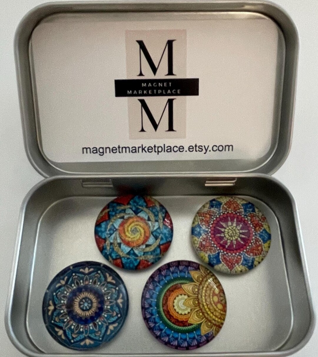 Mandala Design Magnets | Mandala Decoration Magnet Set | Mandalas ...