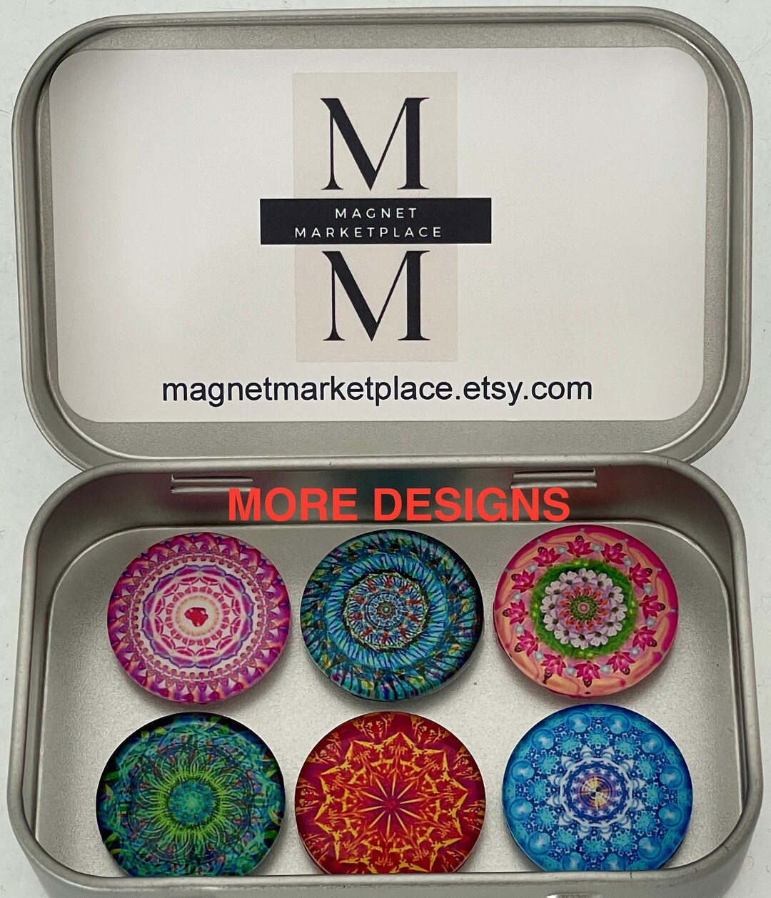 Mandala Art Magnets | Mandala Decoration Magnets | Fridge Magnet Set ...