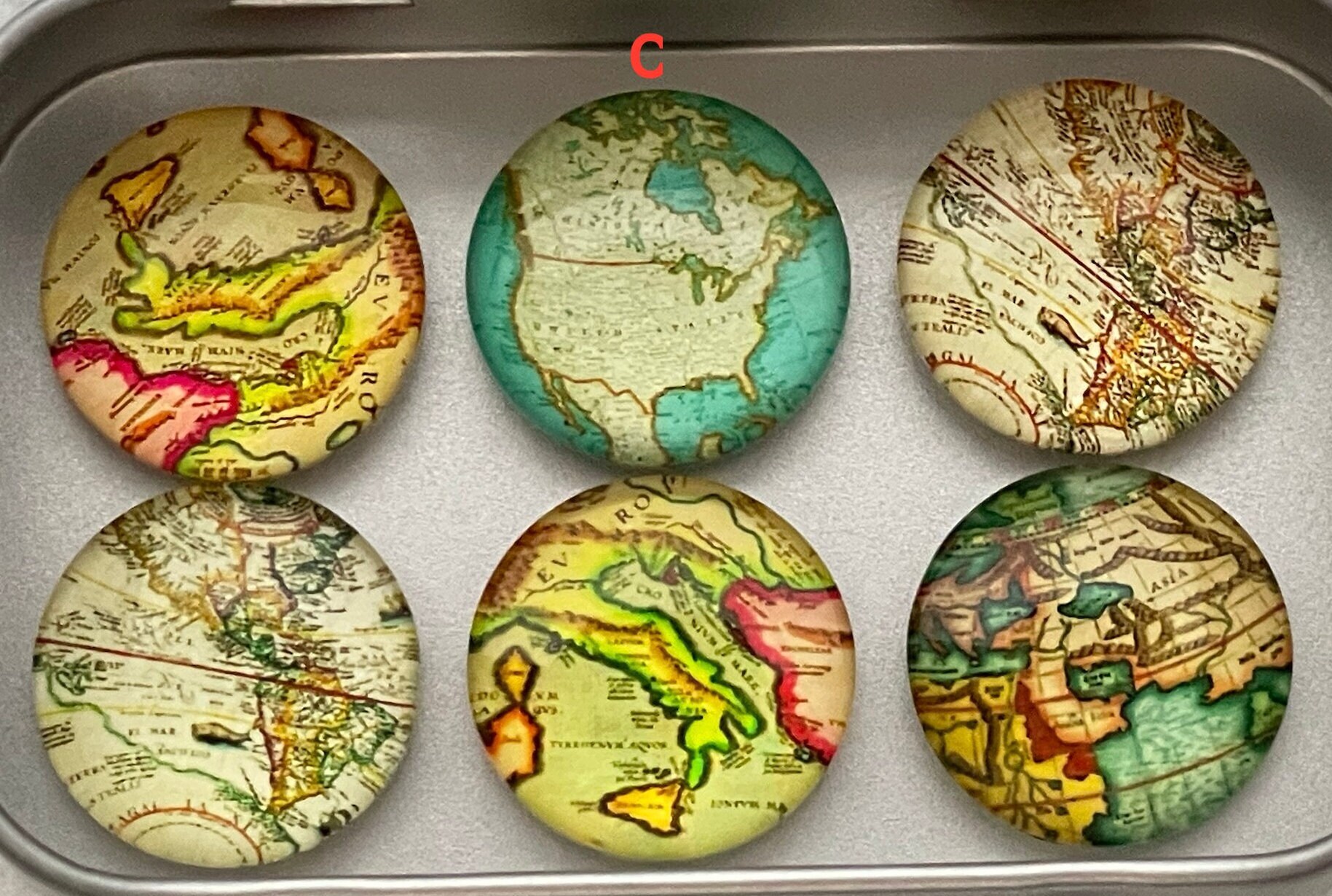 World Map Magnets Map Gifts Map Art Globe Magnets - Etsy Australia