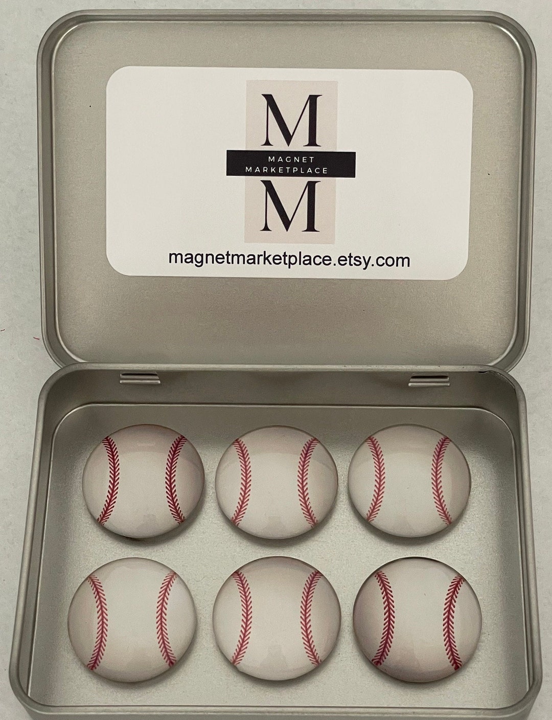 Baseball Magnet | Gift for Men | Baseball Mom | College Decor | Dorm ...