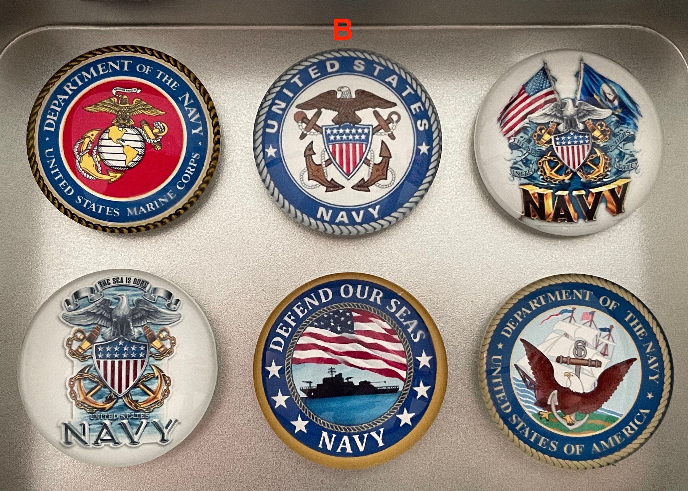 Navy Magnets Navy Gifts Navy Veteran Gift Navy - Etsy