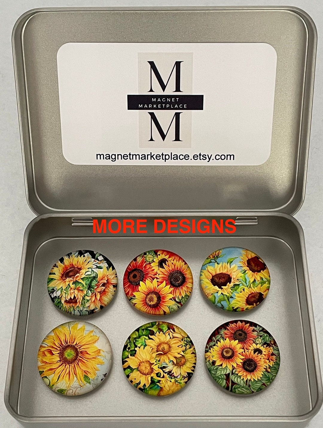 Sunflower Magnets Sunflower Gift Sunflower Decor Sunflower Flower ...