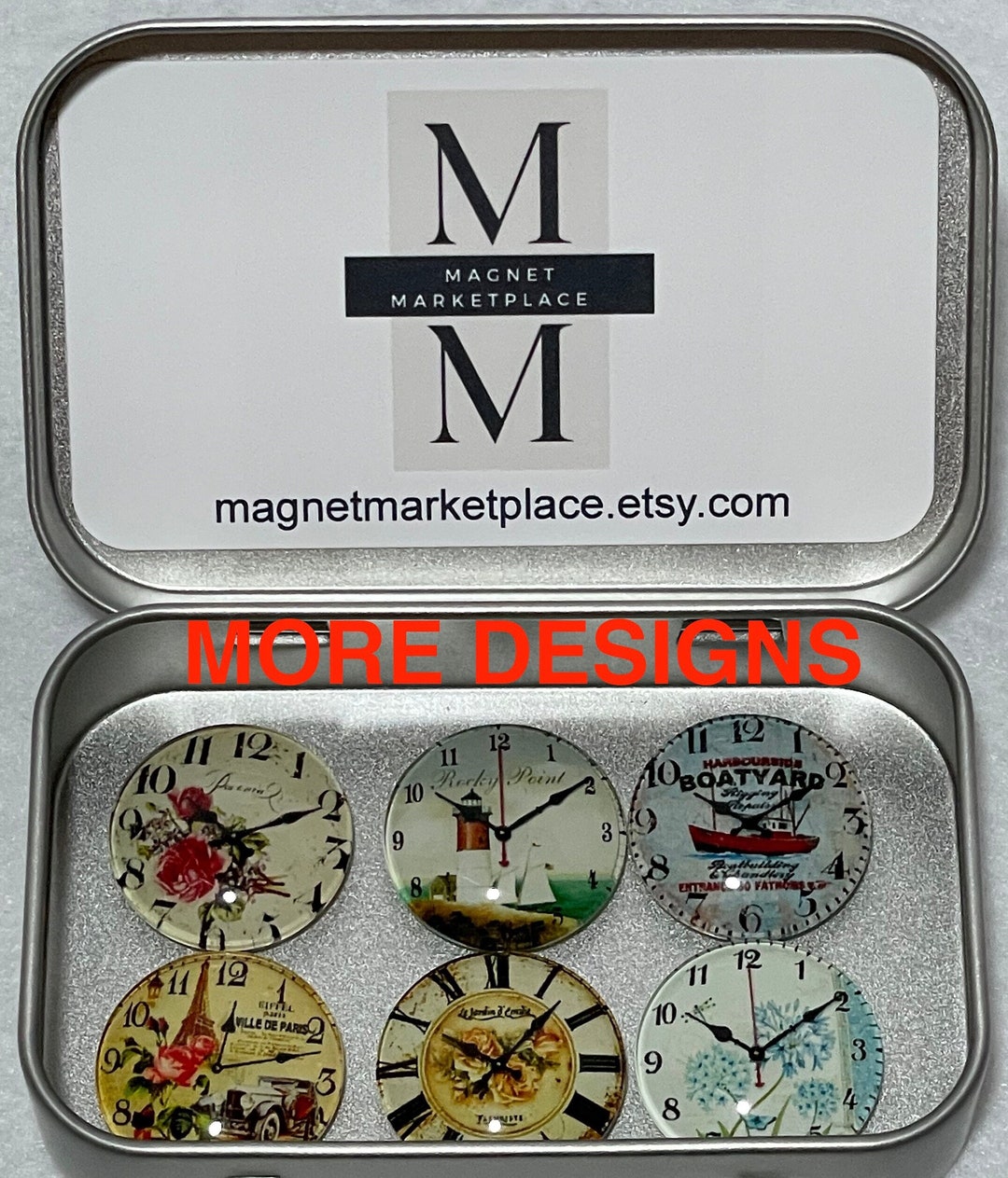 Clock Magnets | Antique Clocks Magnet Set | Fridge Magnets Vintage ...