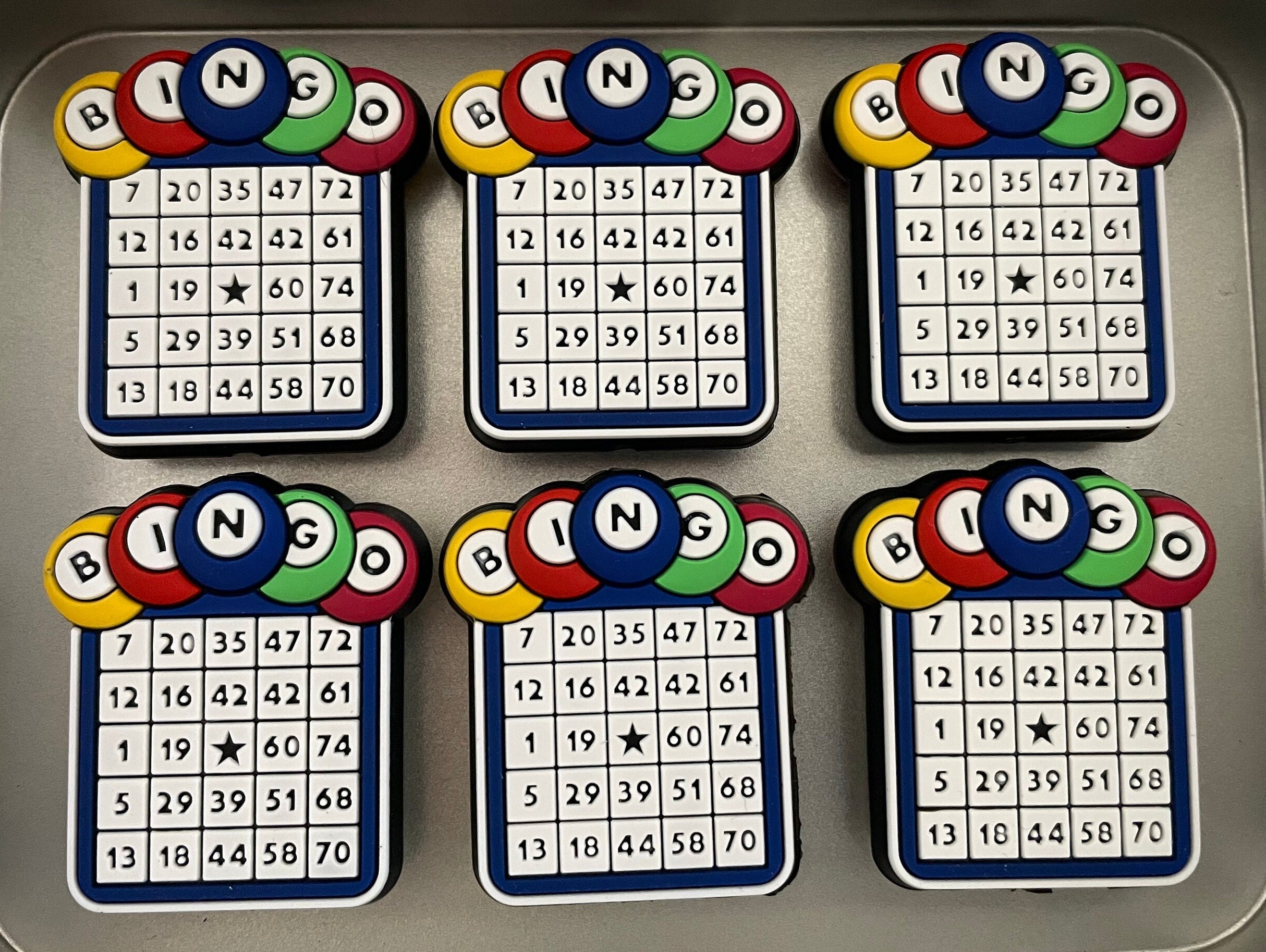 Bingo Magnets | Bingo Theme Magnet Set | Fridge Magnets | Bingo Gifts ...
