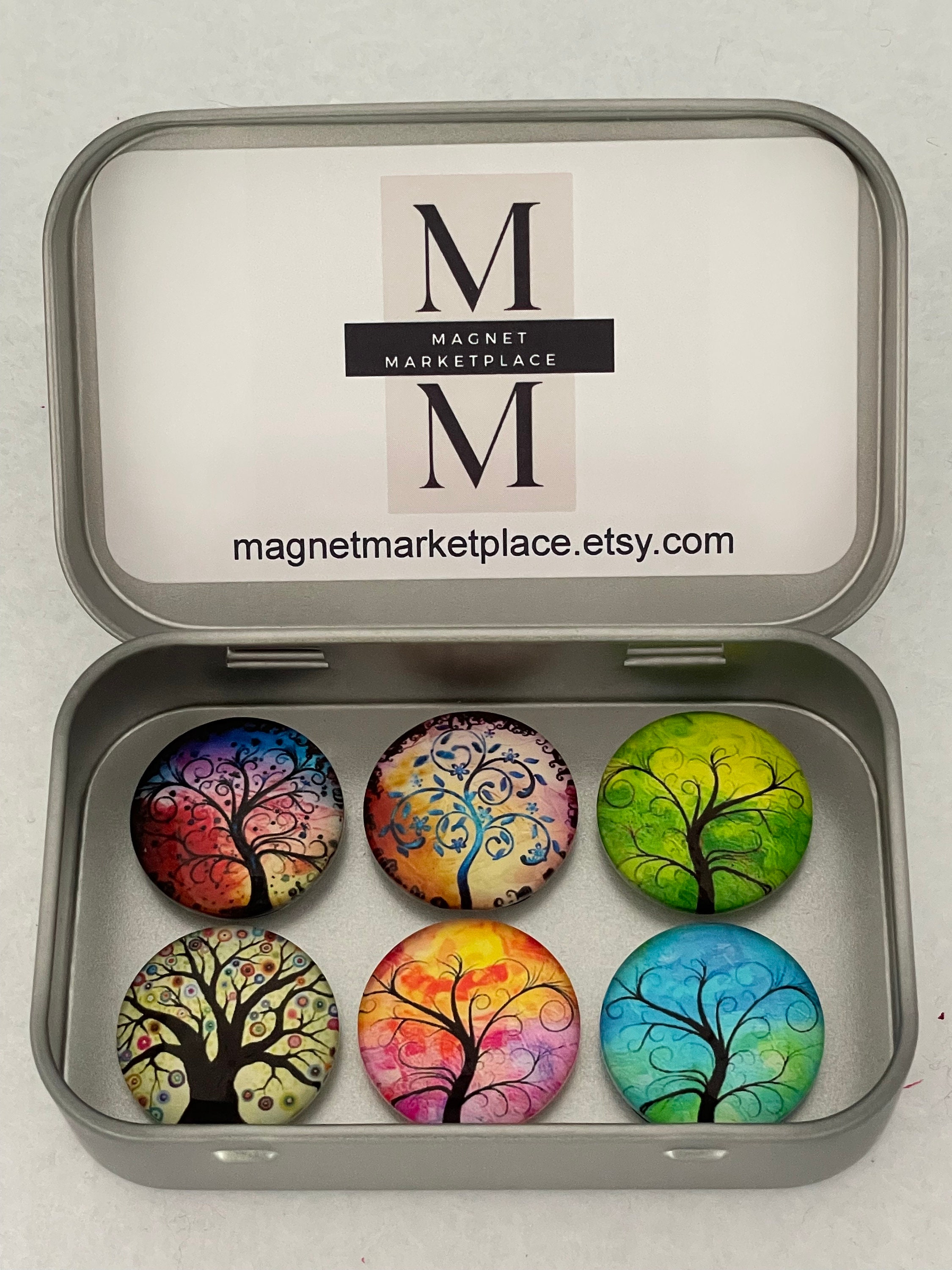 Tree of Life Magnets | Nature Magnet Set | Gift for Friend | Nature ...
