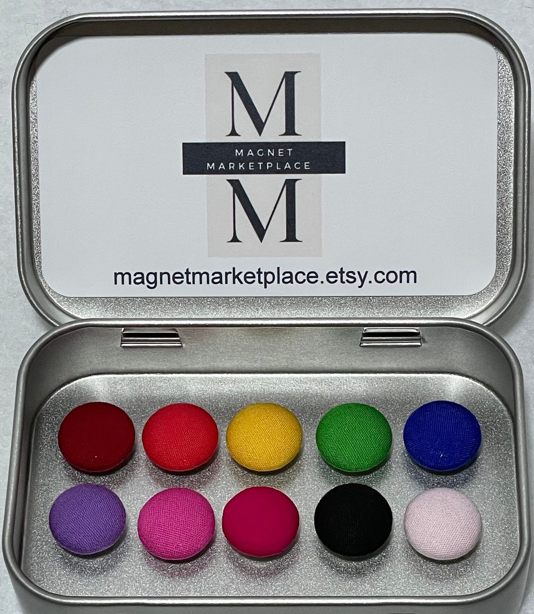 Button Magnets | Fabric Button Magnet Set | Magnetic Board Magnets ...