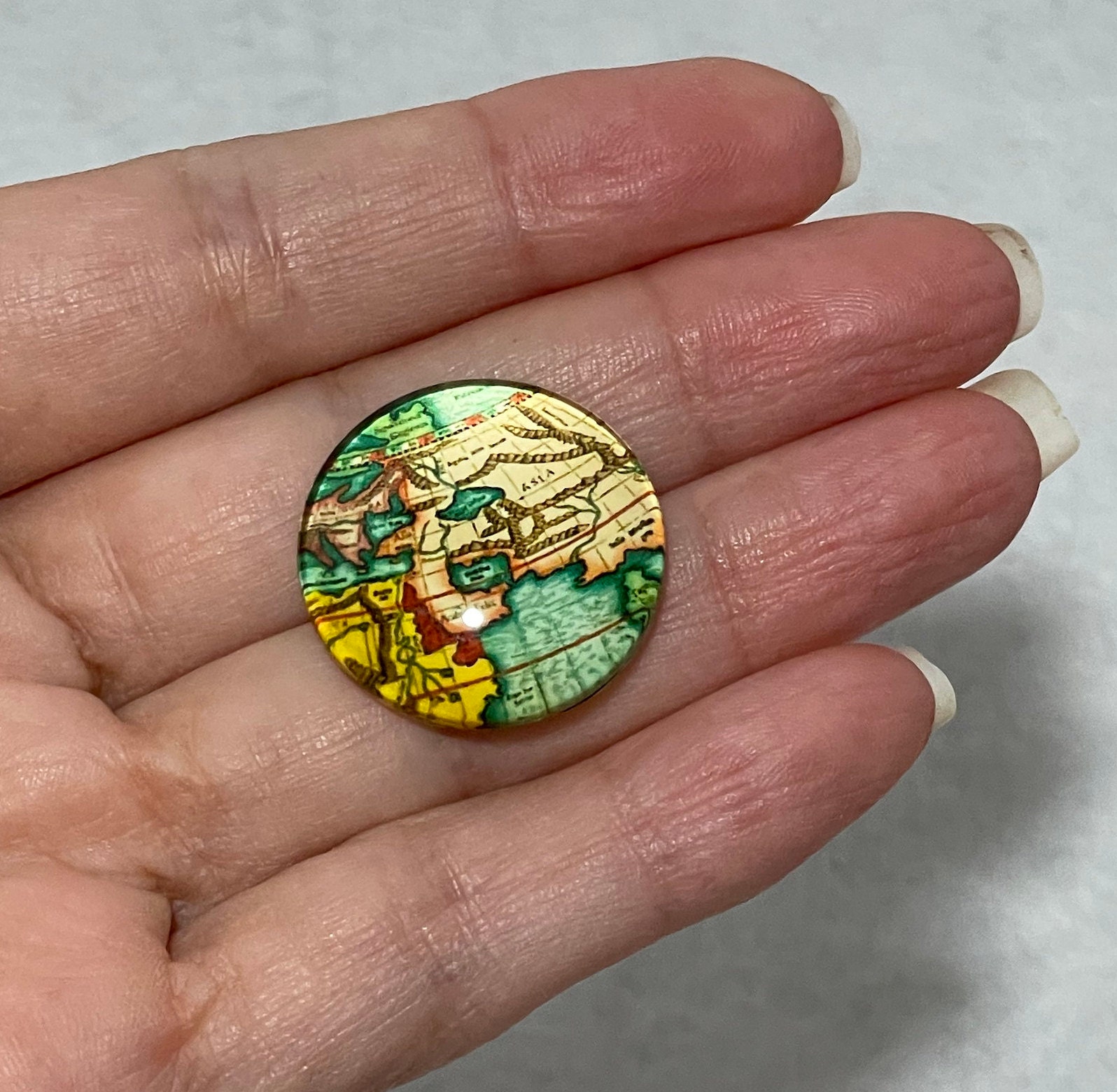 World Map Magnets Map Gifts Map Art Globe Magnets - Etsy Australia