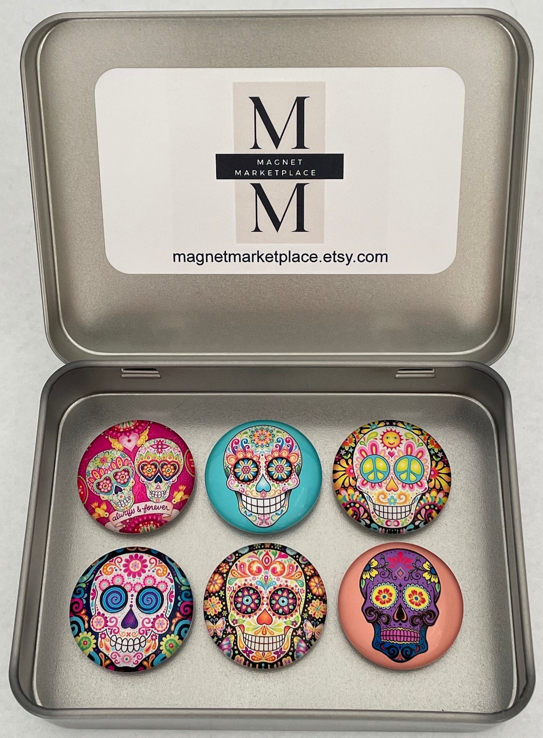 Skull Magnets | Skulls Magnet Set | Skull Magnets Gift Set - Etsy