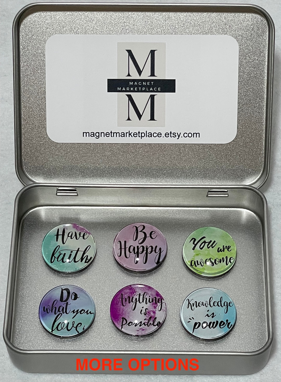 Inspirational Magnets | Positive Words Magnet Set | Positive Phrases ...