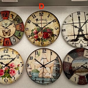 Clock Magnets | Antique Clocks Magnet Set | Fridge Magnets Vintage ...