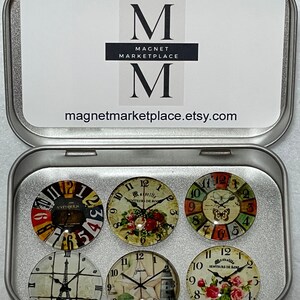 Clock Magnets | Antique Clocks Magnet Set | Fridge Magnets Vintage ...