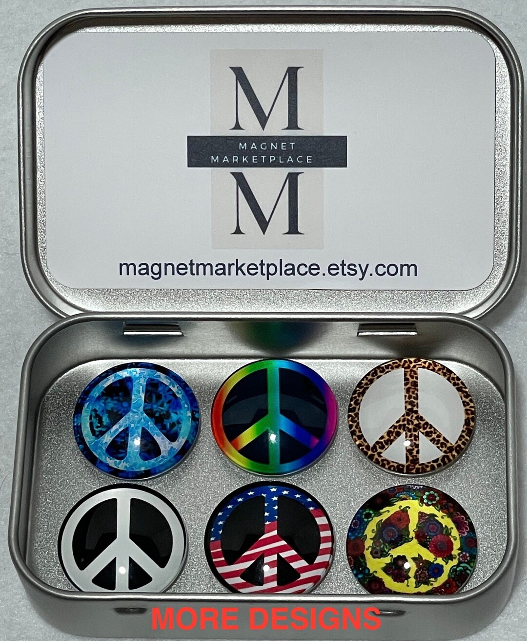 Peace Sign Magnets | USA Peace Sign Magnets | Peace Signs Gift | Hippie ...