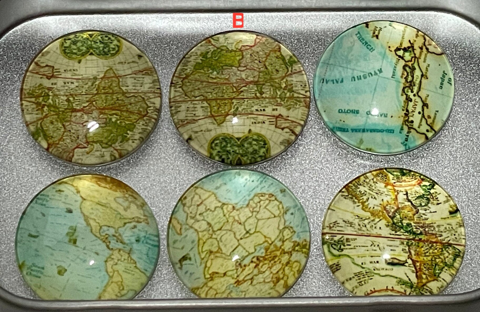 World Map Magnets Map Gifts Map Art Globe Magnets - Etsy Australia