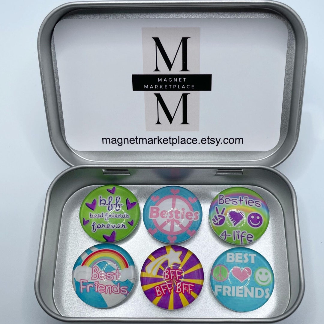 Best Friends Magnets | BFF Magnets | Best Friend Gift | Gift for ...