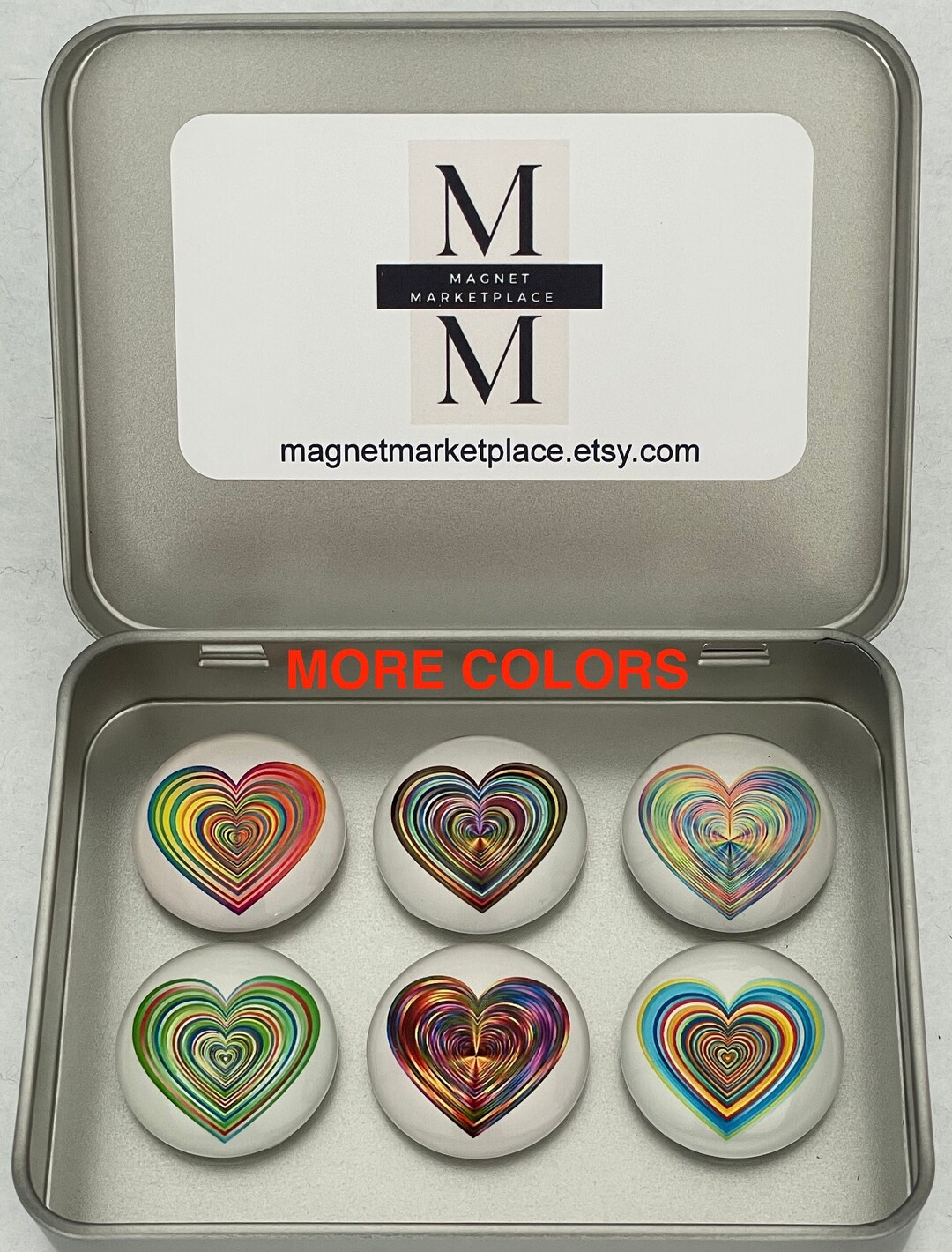 Heart Fridge Magnet Set | Love Magnets | Kitchen Decor | Office Decor ...