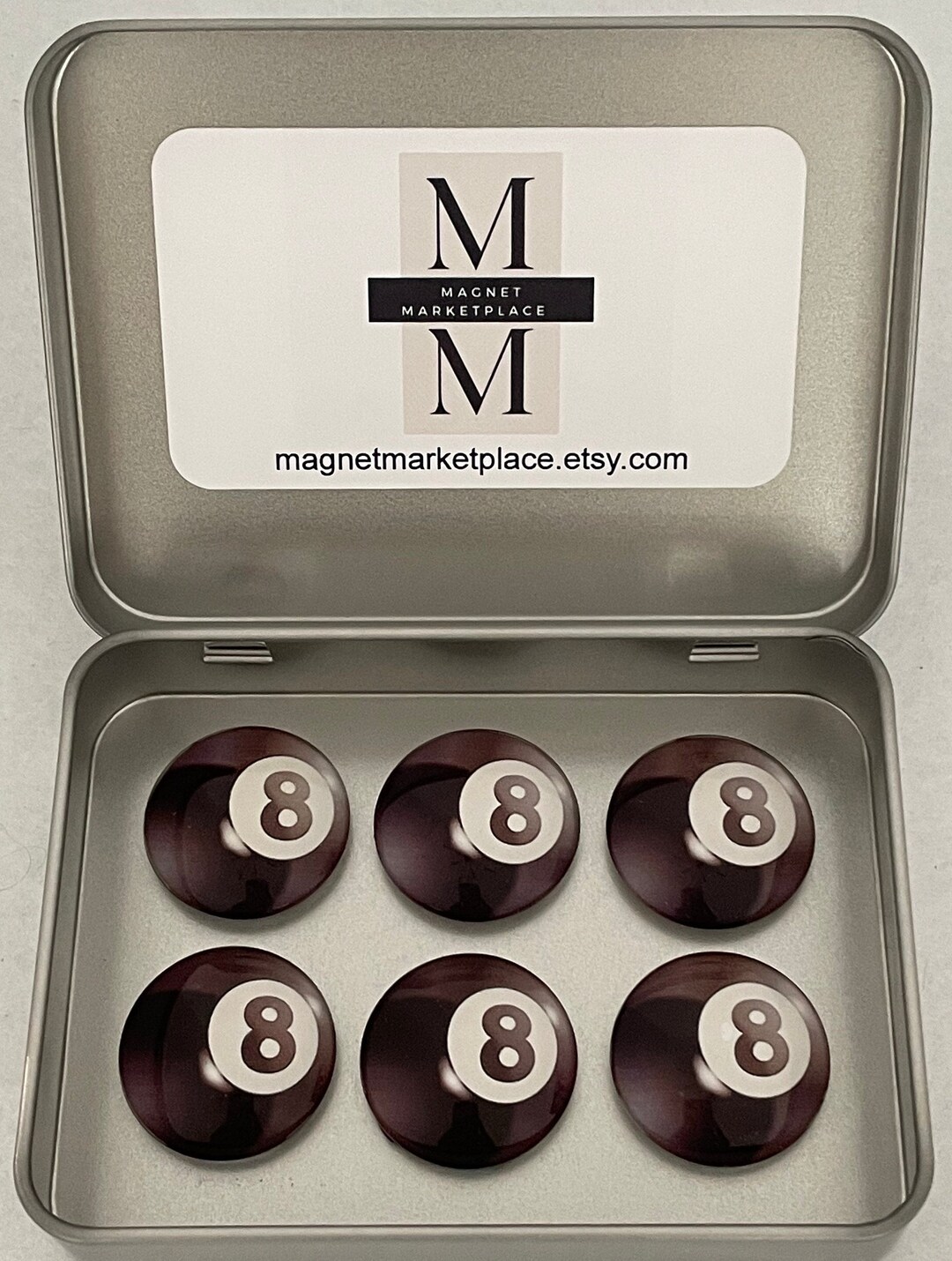 Eight Ball Gift Magnets | Magic 8 Ball | Billard Gifts | Eight Ball ...