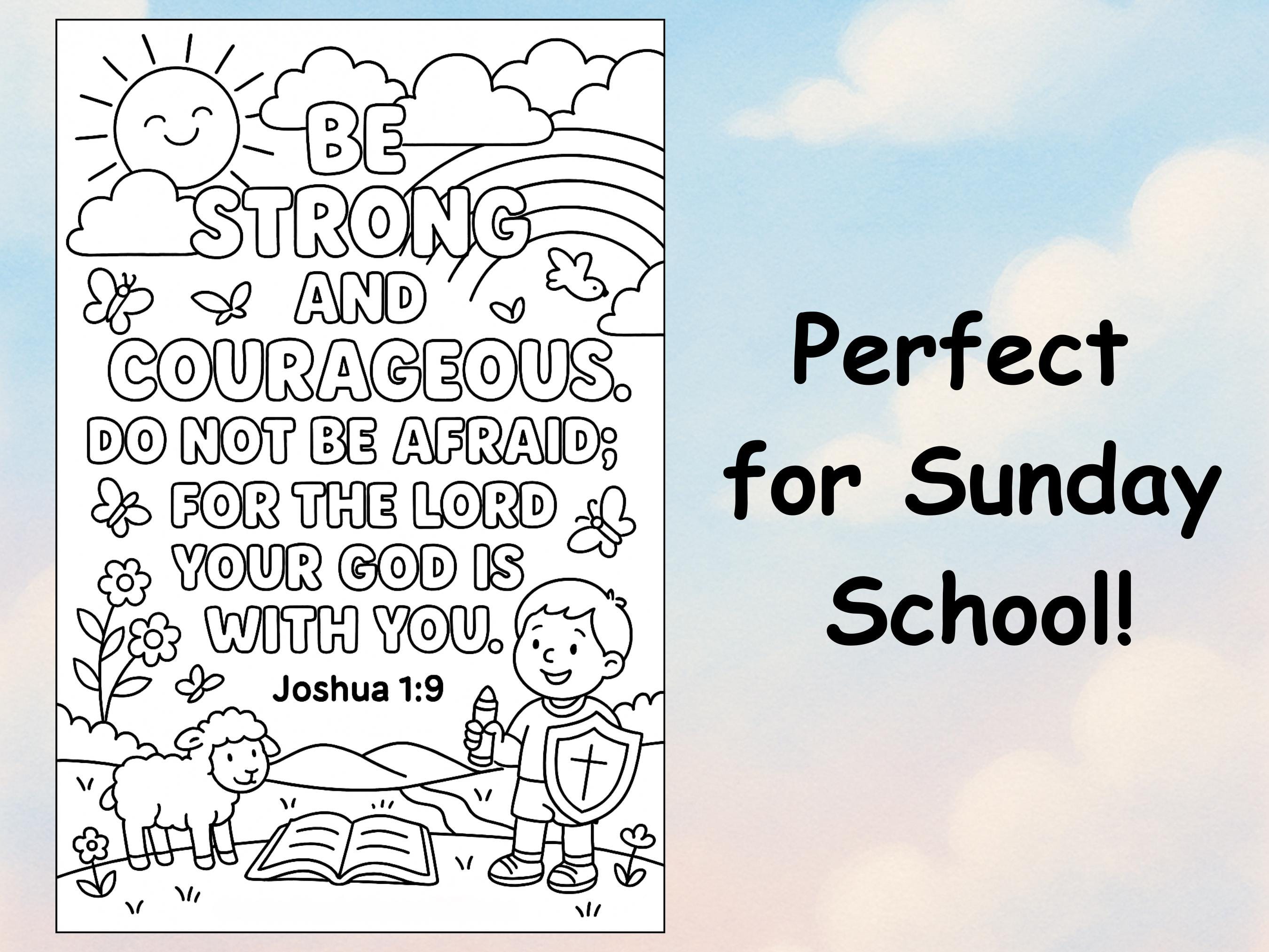 Christian Coloring Book Printable | Bible Stories for Kids | 31 Pages ...