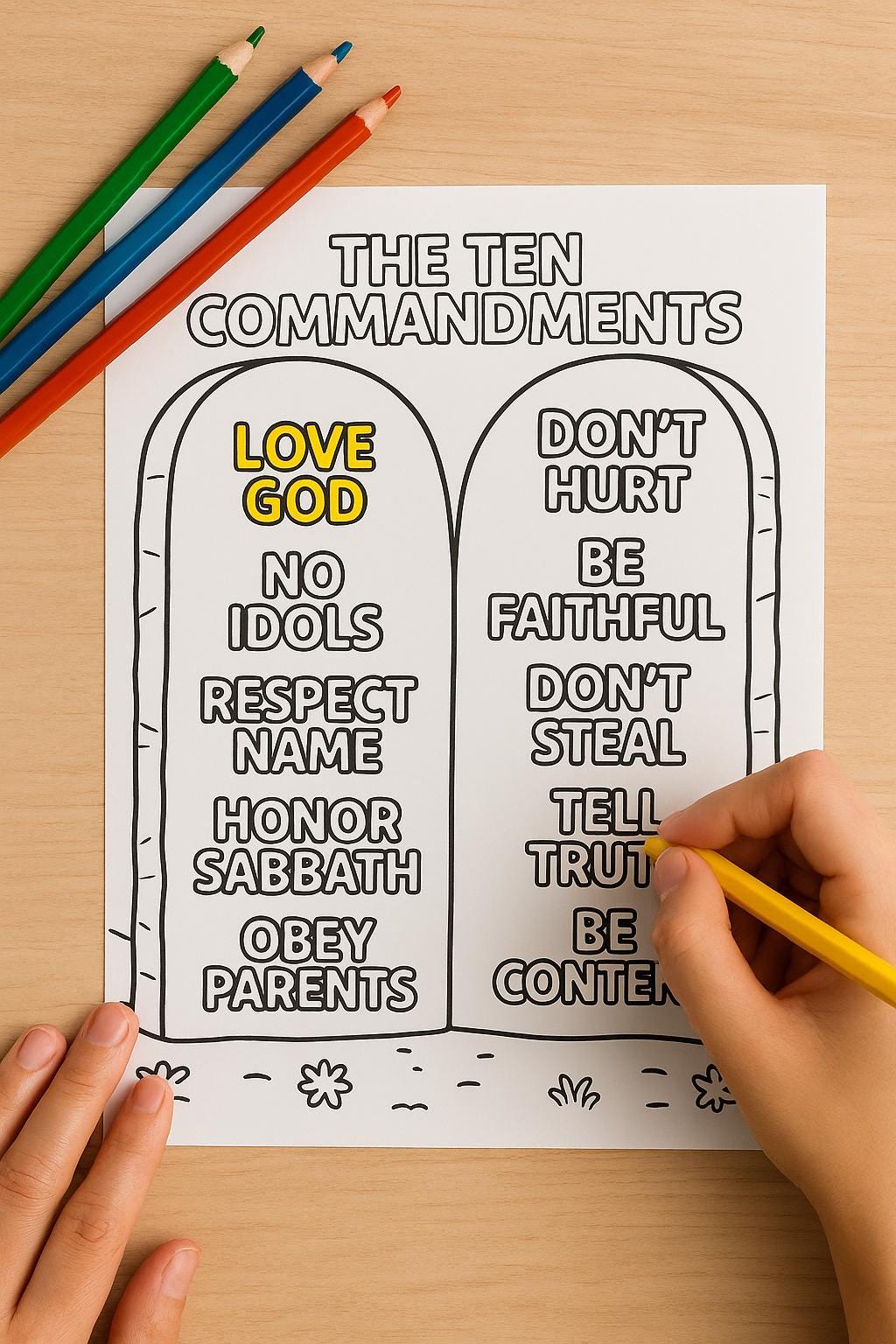 Christian Coloring Book Printable | Bible Stories for Kids | 31 Pages ...