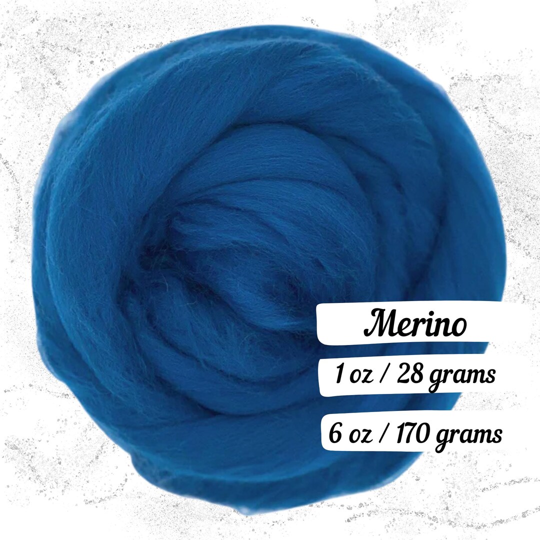 Merino Wool Fusion Combed Top Roving Fiber for Spinning Non Superwash ...