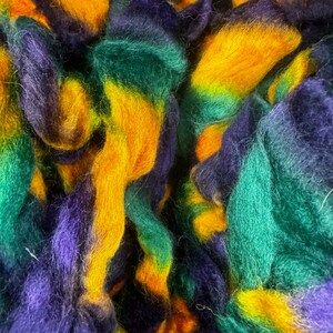 Earth Combed Top Wool Fiber Spinning Fiber Wool Roving Gift for Knitter ...