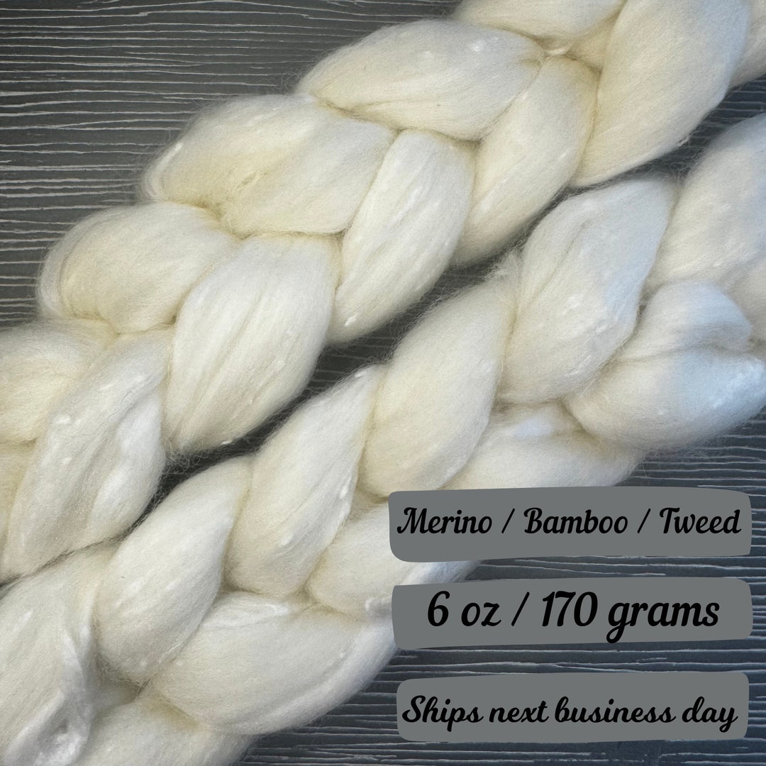 Lullaby Combed Top Merino Fiber Spinning Fiber Wool Roving Gift for ...