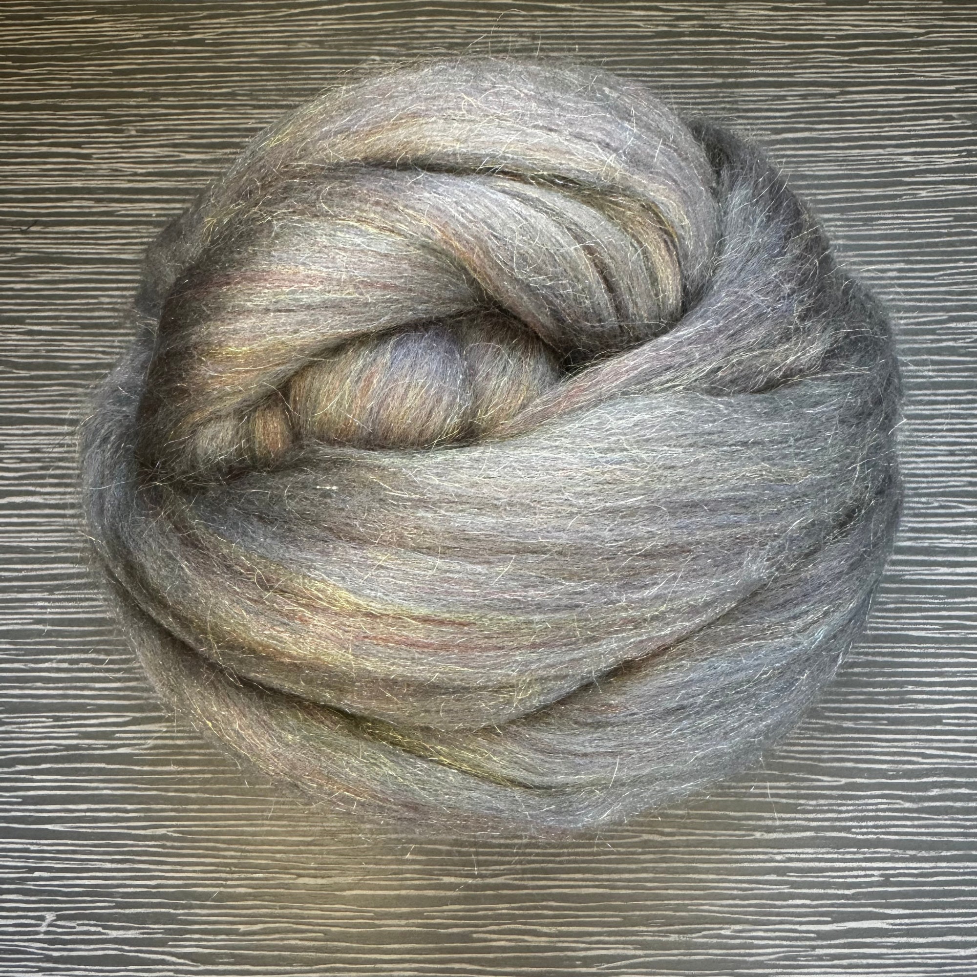 Glitzy Granite Merino Fiber Braid for Spinning Nylon Fiber for Spinner ...