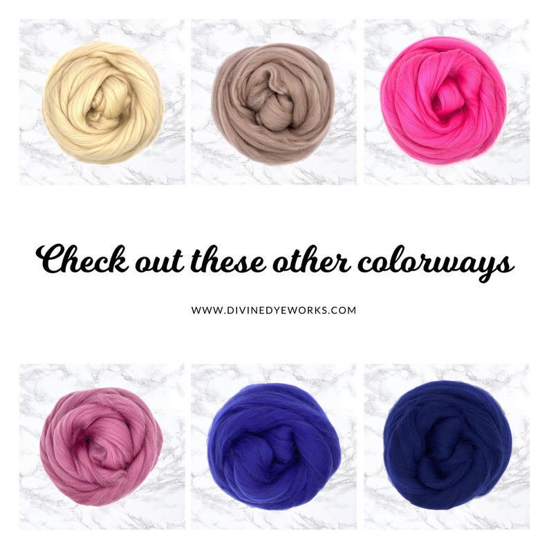 Merino Wool Biscuit Combed Top Roving Fiber for Spinning Non Superwash ...