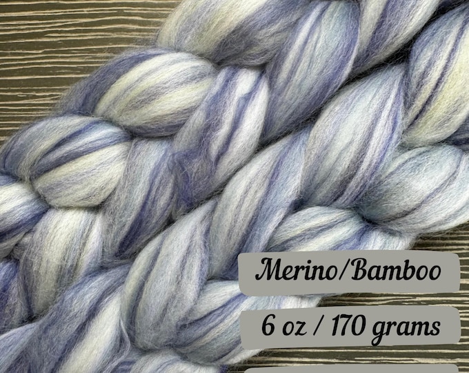 Blue Bird Combed Top Merino Fiber Spinning Fiber Wool Roving Gift for ...