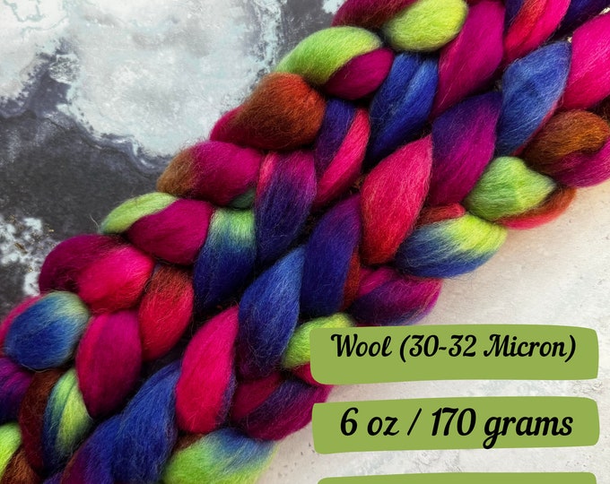 Mercury Combed Top Wool Fiber Spinning Fiber Wool Roving Gift for ...