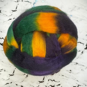 Earth Combed Top Wool Fiber Spinning Fiber Wool Roving Gift for Knitter ...